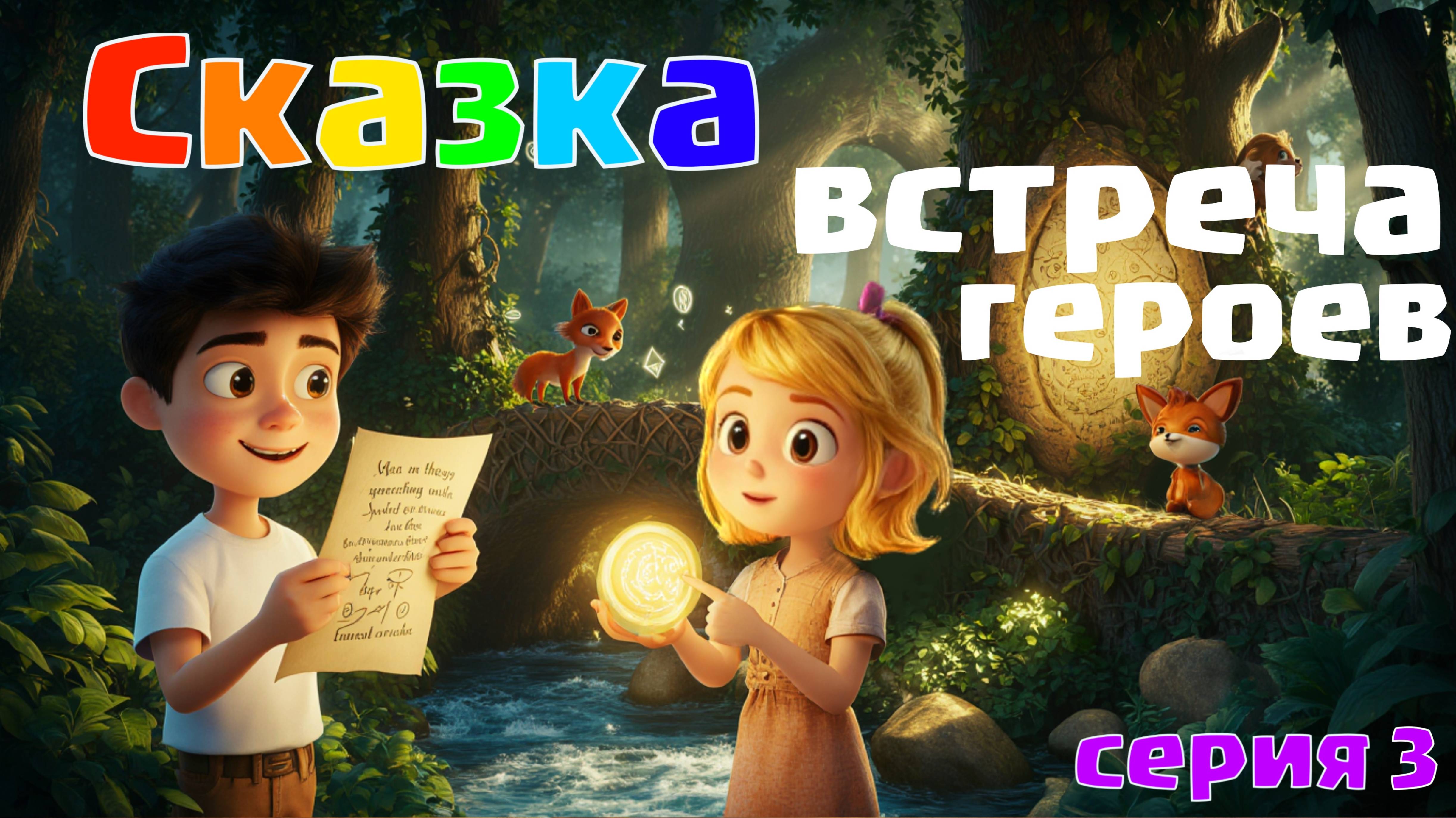 Сказка о дружбе и загадках волшебного леса | Приключение Макса и Лизы | Сказки на ночь для детей