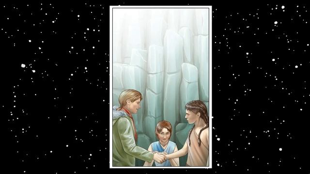 Процесс рисования страницы фантастического комикса Дары Бродячих Льдов - судьбоносное рукопожатие