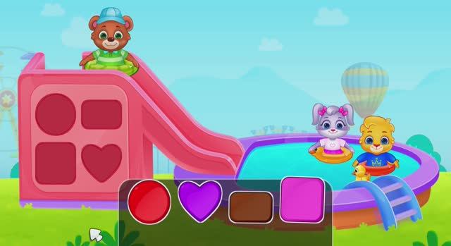 Изучаем с детьми фигурки и цвета.