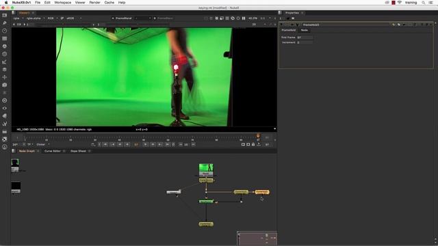 15 Advanced VFX Compositing with Nuke - Green Screen Keying_15