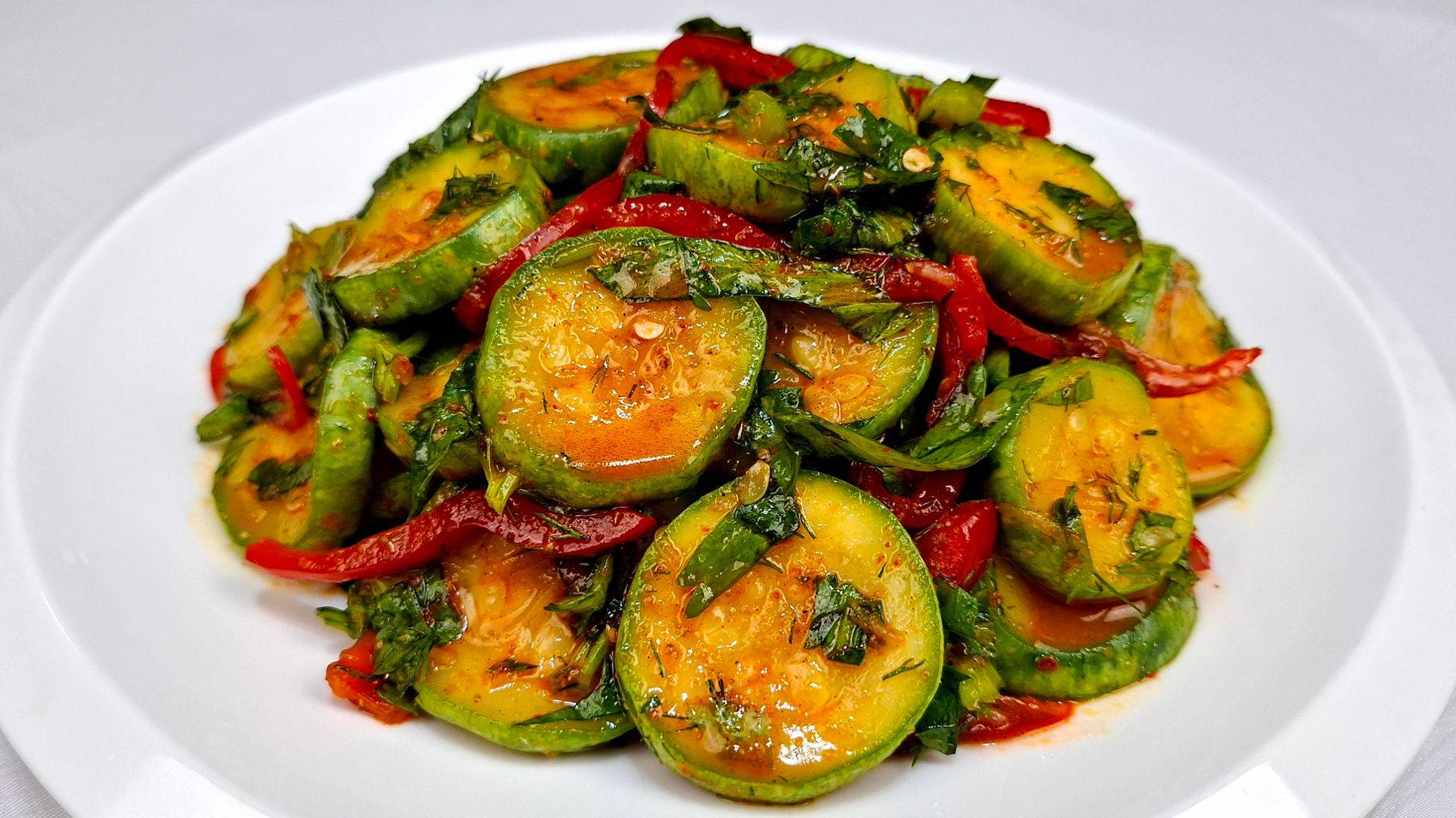 Самый Лучший Рецепт Салата ИЗ КАБАЧКОВ по-корейски - Вкуснее чем на базаре! Готовим пошагово!