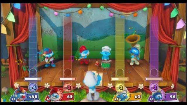 The Smurfs - Village Party ● мини игры #2 _ Белка, Monster и Перчик