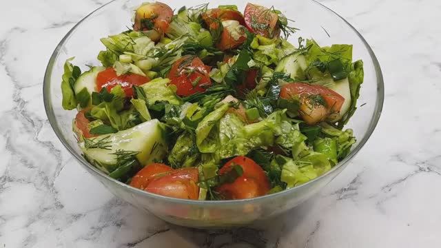 Яркий, аппетитный и полезный салат на каждый день.