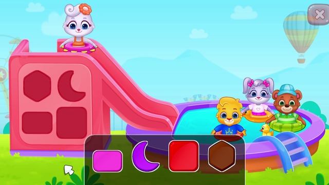 Изучаем с детьми фигурки и цвета.