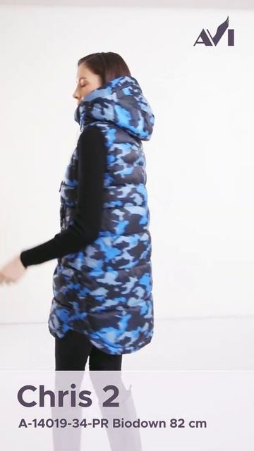 Chris 2 A 14019 34 PR Голубой принт