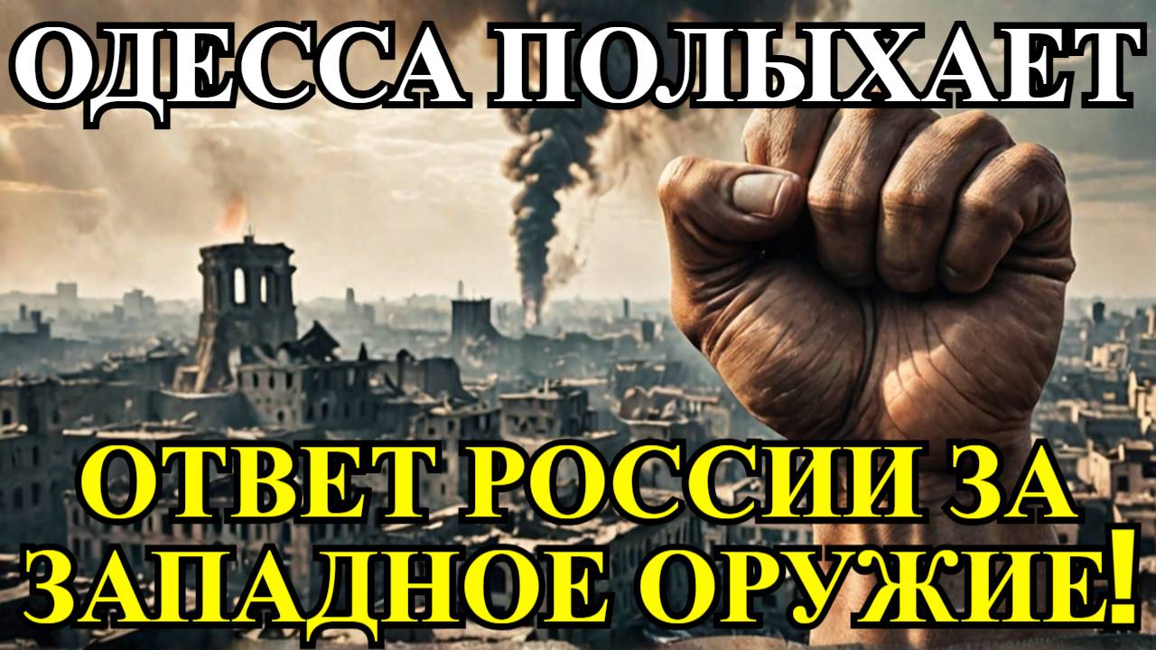 Россия БЬЁТ по Одессе — ОТВЕТКА Западу! Срочные новости