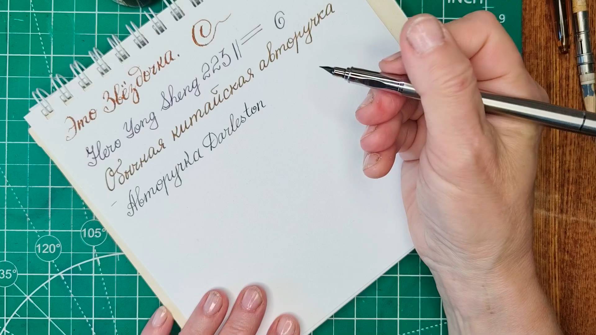 Обзор китайских авторучек на тему гибкости пера и пригодности к каллиграфии