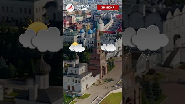 ⛅️ Прогноз погоды на завтра, 26 июня