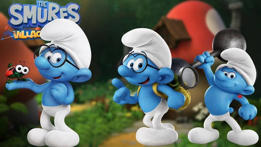 The Smurfs - Village Party ● мини игры #3 _ Белка, Monster и Перчик