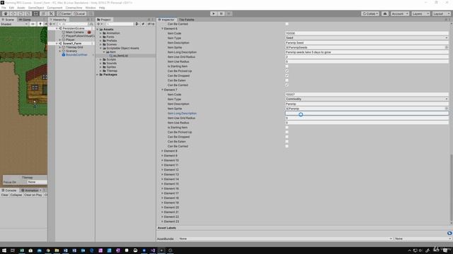 20 - Scriptable Object Item List - Unity 2D Game Developer Course Farming Rpg