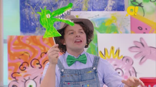 Мастерим артистов-монстриков  для театра в "Студии Каляки-Маляки" на телеканале "О!"