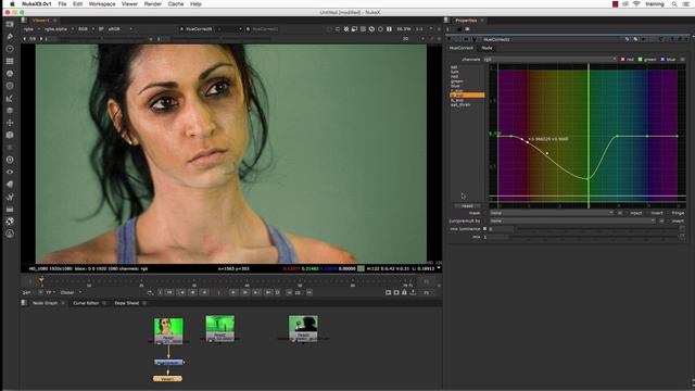 16  Advanced VFX Compositing with Nuke - Green Screen Keying_16