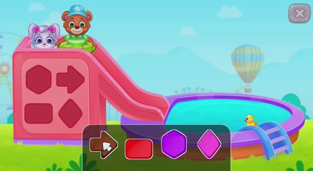 Изучаем с детьми фигурки и цвета.