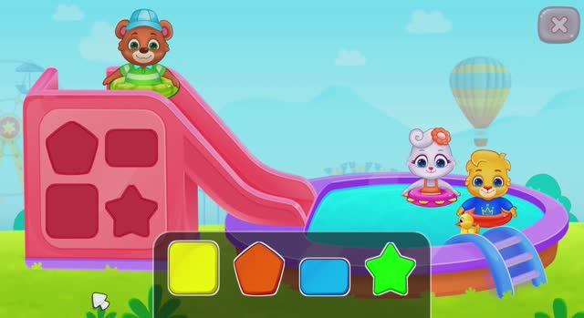 Изучаем с детьми фигурки и цвета.