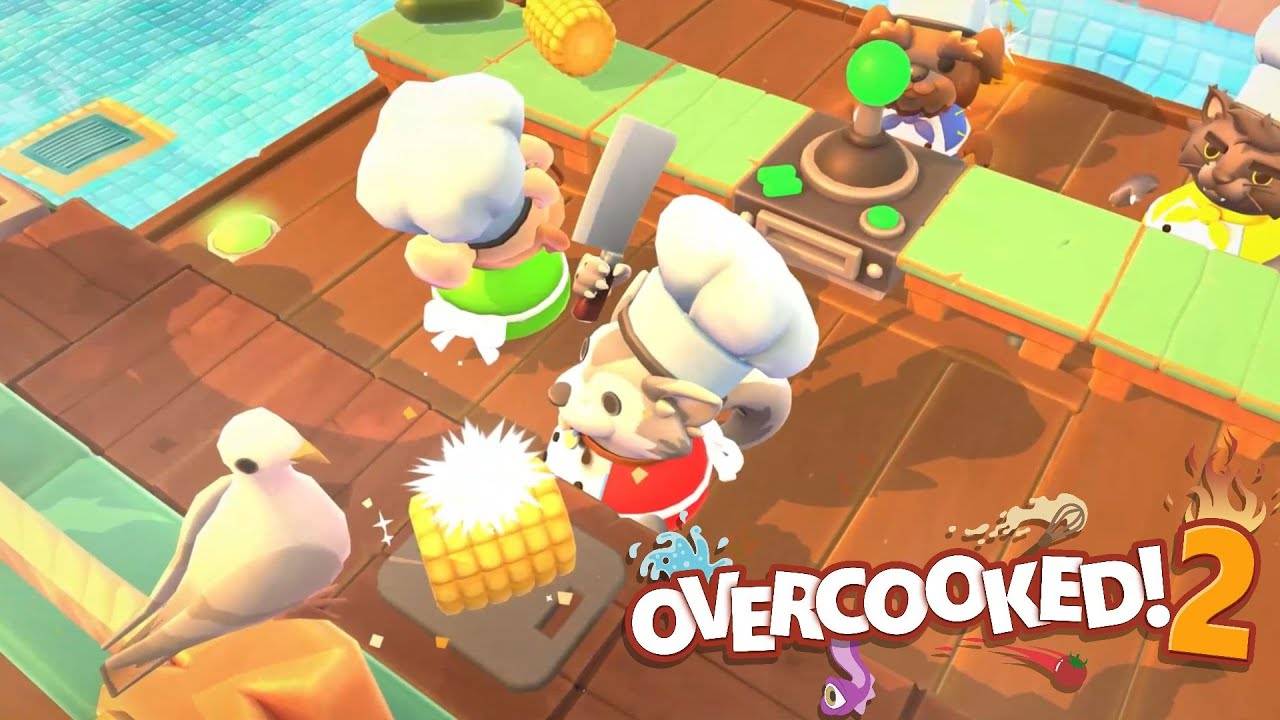 Overcooked 2 ● Прохождение ч.2 _ Белка, Monster и Перчик
