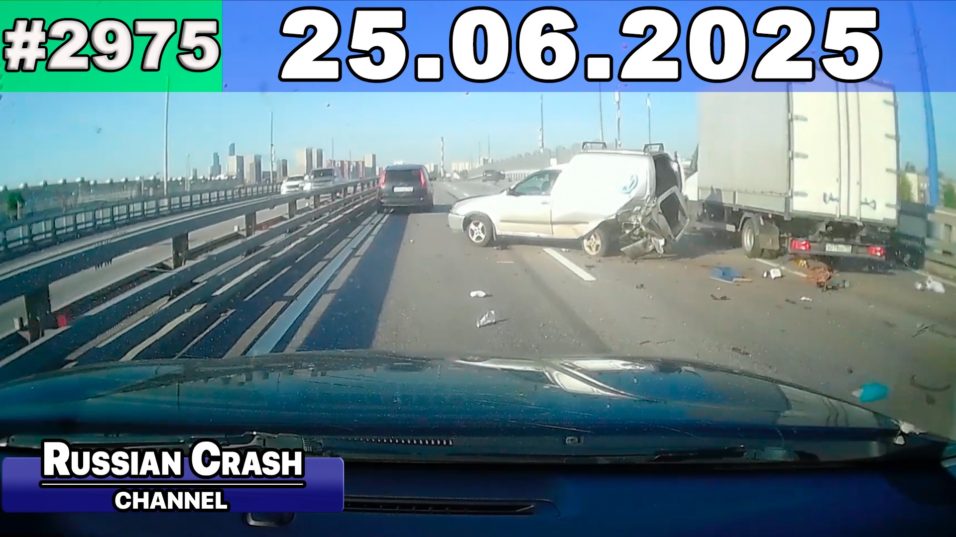 ДТП. Подборка на видеорегистратор за 25.06.2025 Июнь 2025