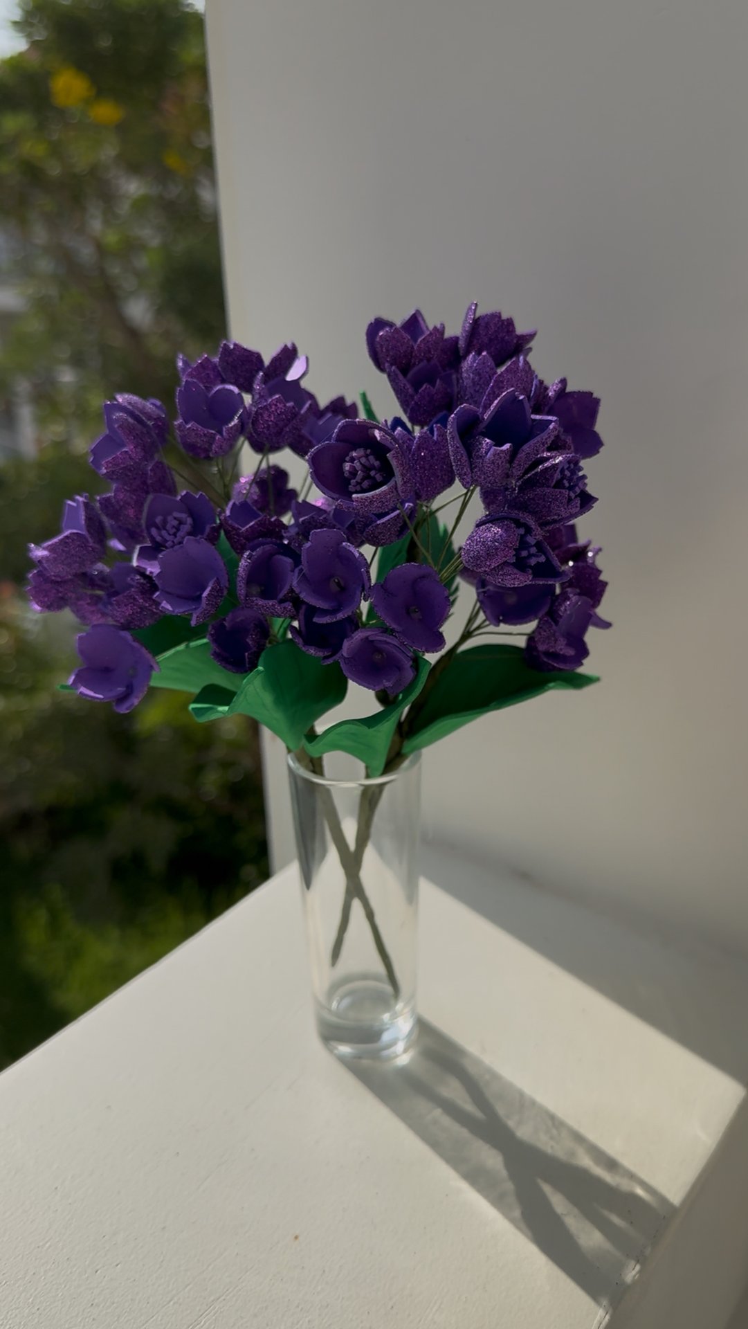 DIY цветы из фоамирана 💜💜💜