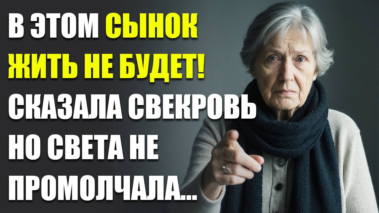 👉 Мой сын не будет жить в таких условиях! — сказала свекровь | Жизненные истории