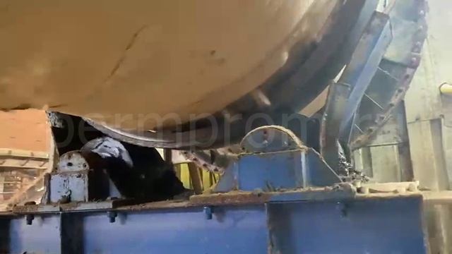 Барабанная сушилка для сушки галита 12 т/ч