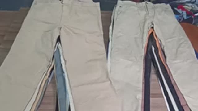 Лот 091 Брюки мужские Германия Cotton, карго, слаксы цена 1280 р_кг 44 ед 20,3 кг