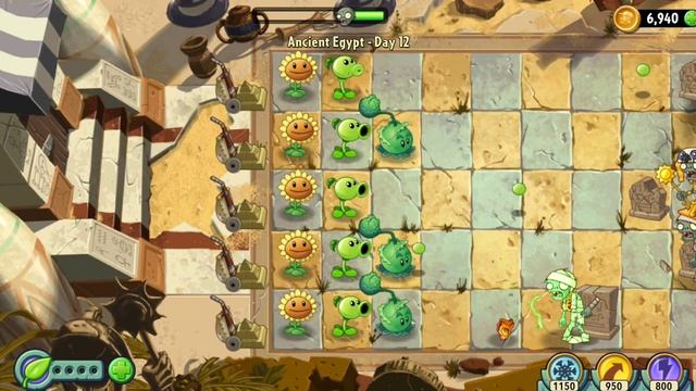 Я победил фараона в крепком саркафаке в Pvz 2