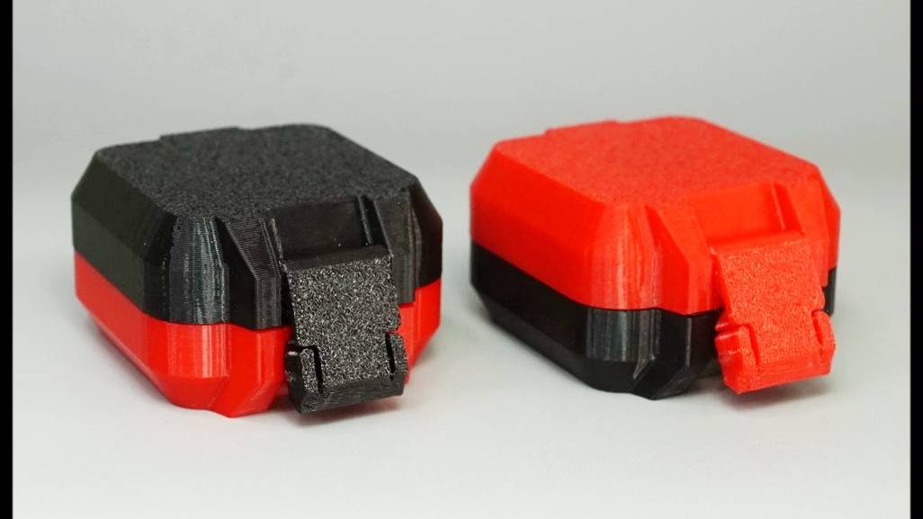 Бокс красный/черный