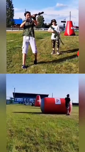 Жаркий пейнтбол начинается с обновлённых укрытий и фигур #shorts