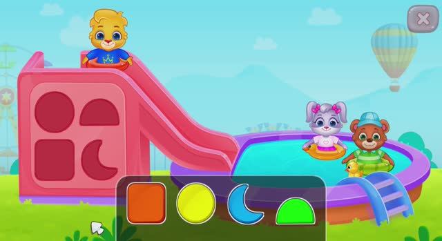 Изучаем с детьми фигурки и цвета.