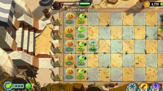 Прохождение Растения против зомби 2 день 11