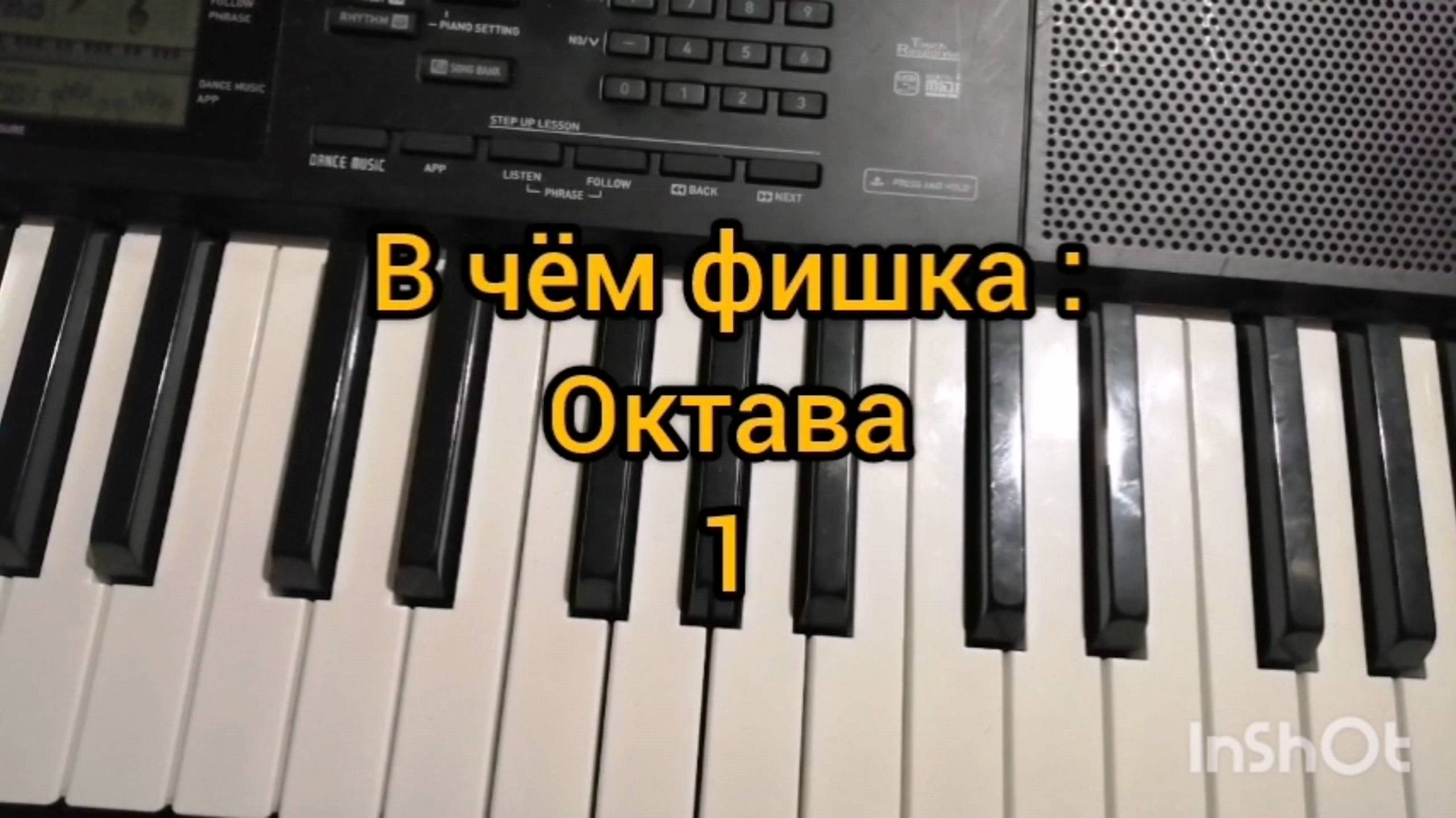 =В чём фишка : Октава 1