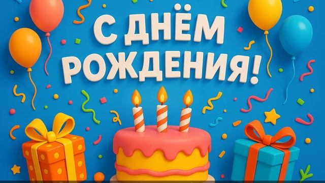 С Днём Рождения! | Весёлая песня-поздравление | Студия "Доброзвук" | Новинка 2025