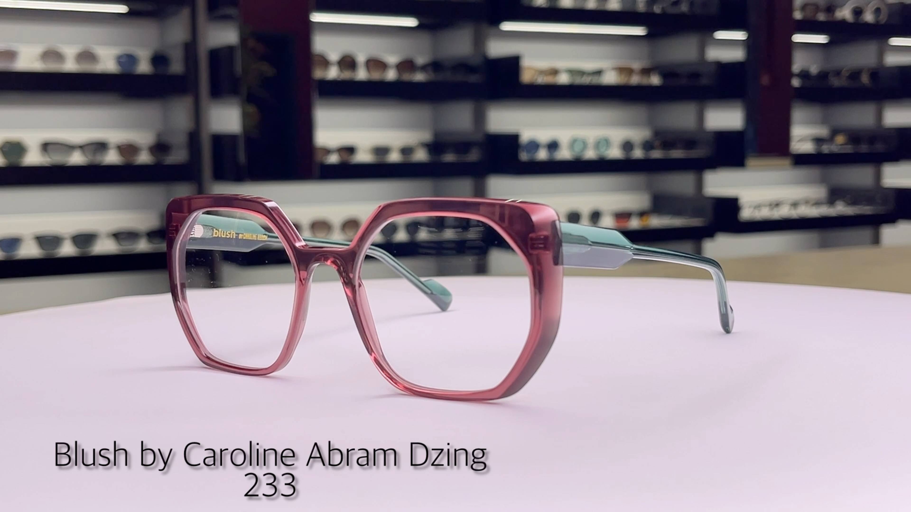 Обзор Blush by Caroline Abram Dzing 233: шестиугольная женская оправа