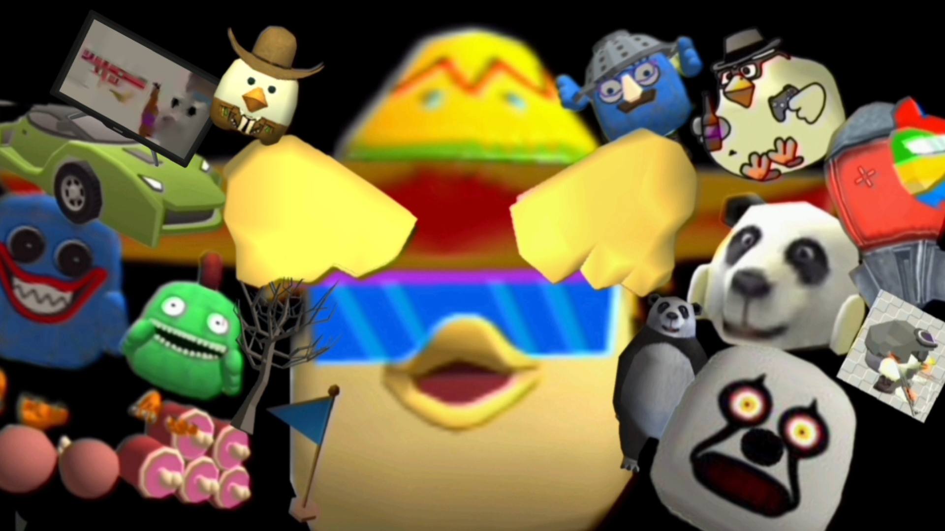 😱Все ПАСХАЛКИ из всех обновлений в чикен ган! ** Почти**