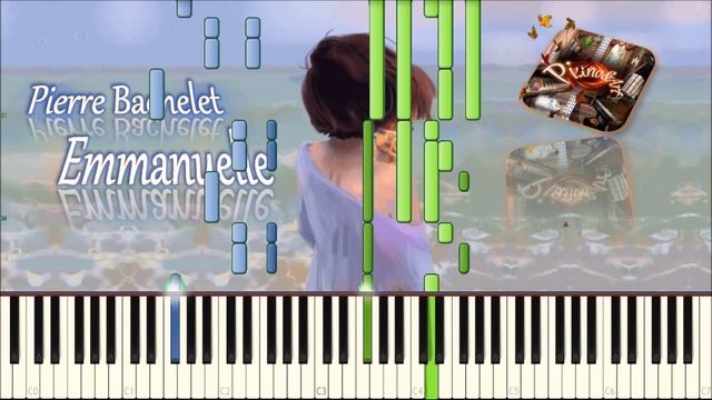 Emmanuelle (Pierre Bachelet) / Эммануэль (Пьер Башле) piano tutorial [НОТЫ + MIDI]
