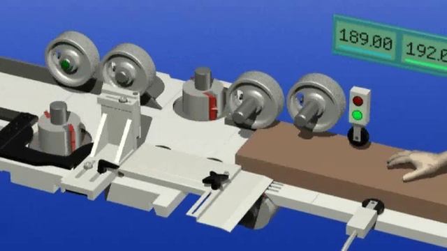 Как четырех сторонний станок автоматически перестраивается на различные размеры ламелей.