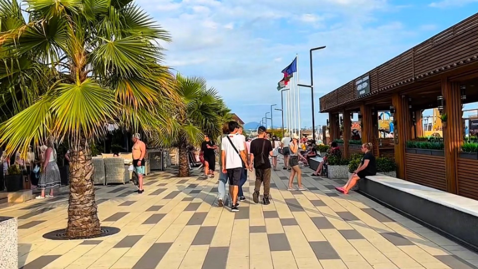 Дагомыс набережная. Набережная Штеймана.