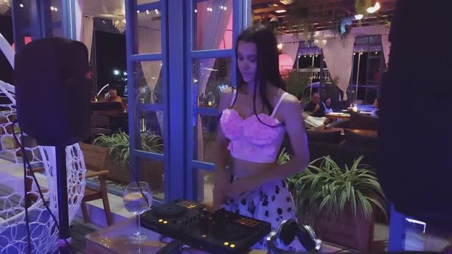 Tasha Storm - Deep House Live Dj Set [ Relaxing Music ] @ Beach Cafe Corsica 8 25