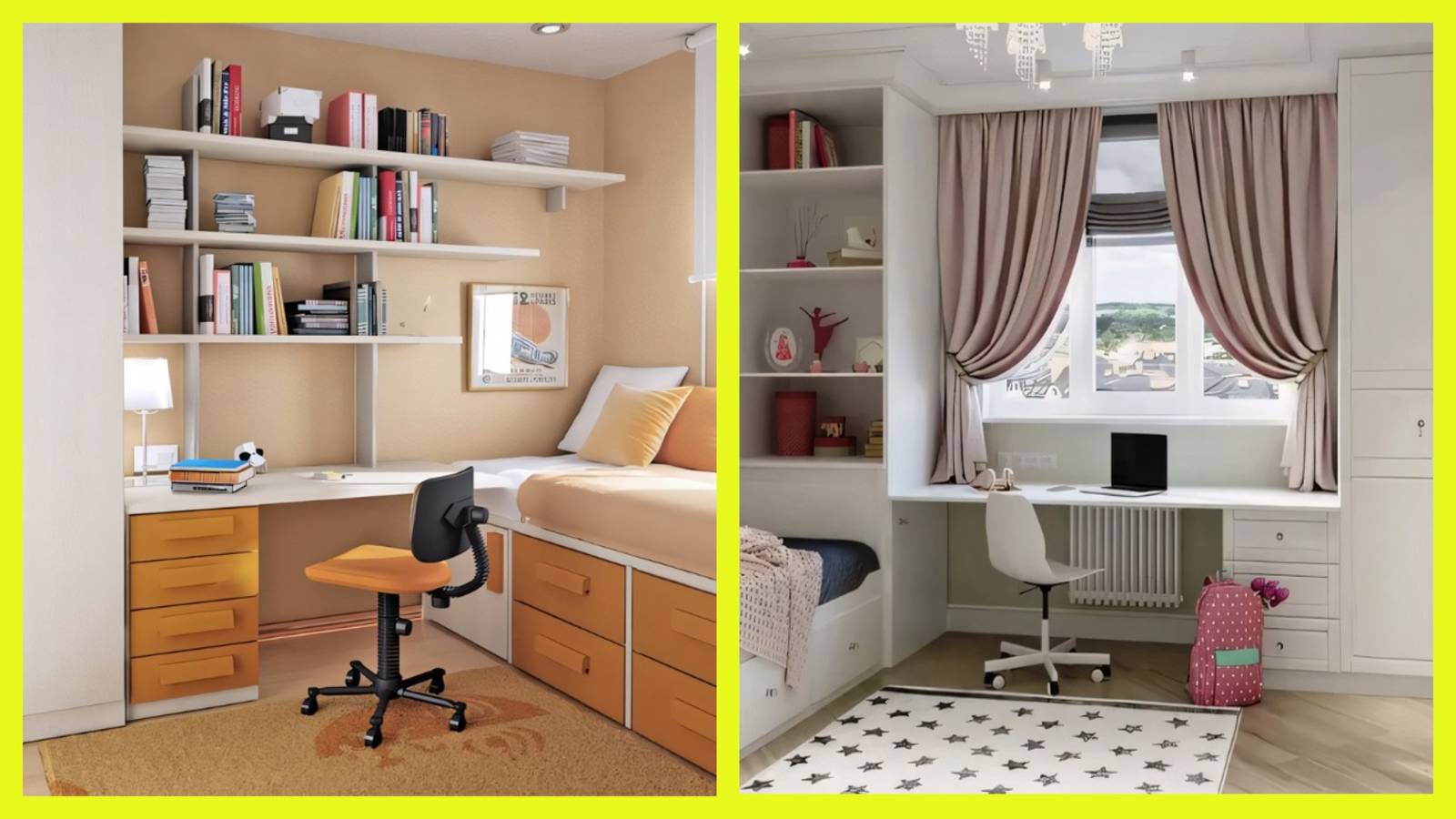 Уголок школьника в детской комнате 📚💡