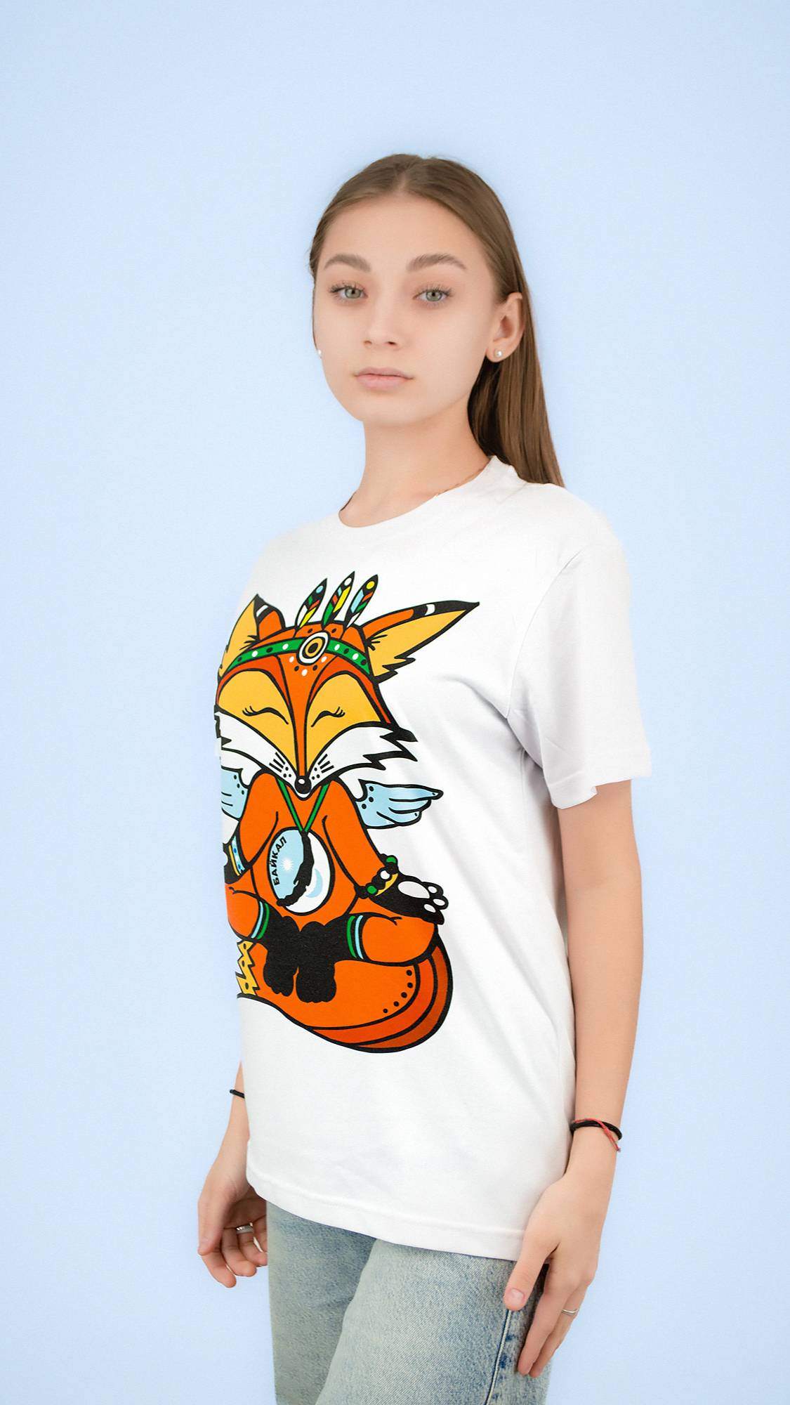 Футболка лайт двусторонняя прямая ЛИСА ДЗЕН