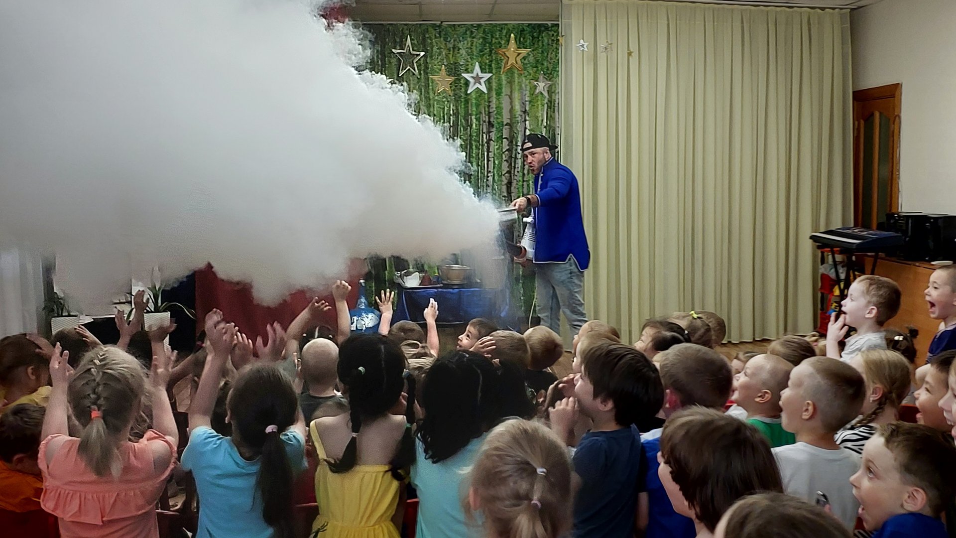 Шоу с жидким азотом