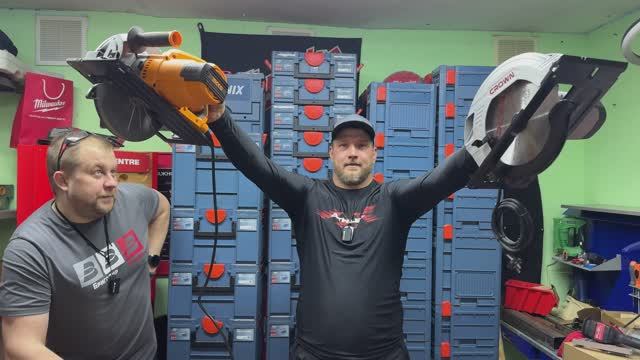 Дисковая пила 235мм INGCO, рулетка, пилки...