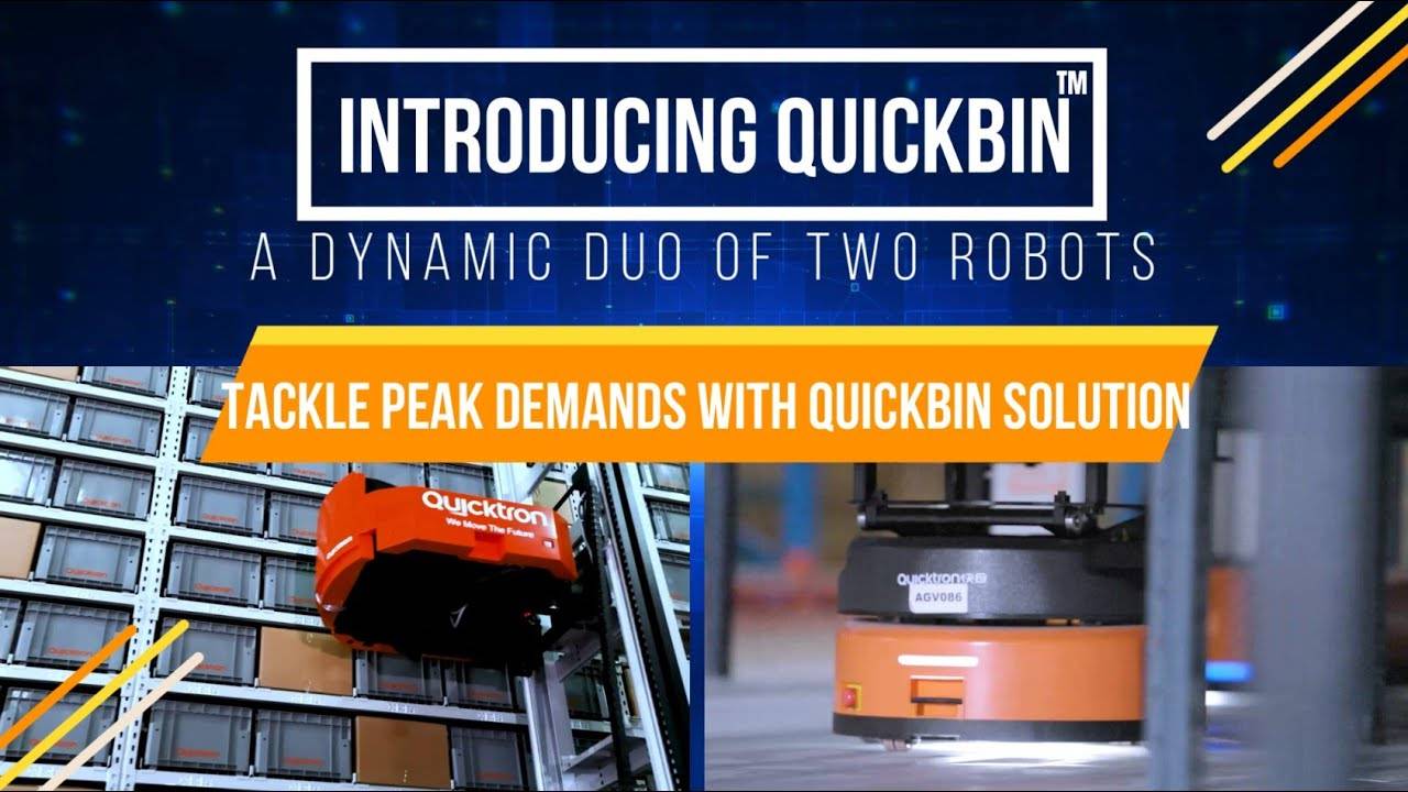 Quicktron - все еще боретесь с неэффективностью складирования, внедряйте робототехнику