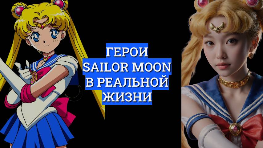 Как бы выглядели герои Sailor Moon в реальной жизни?