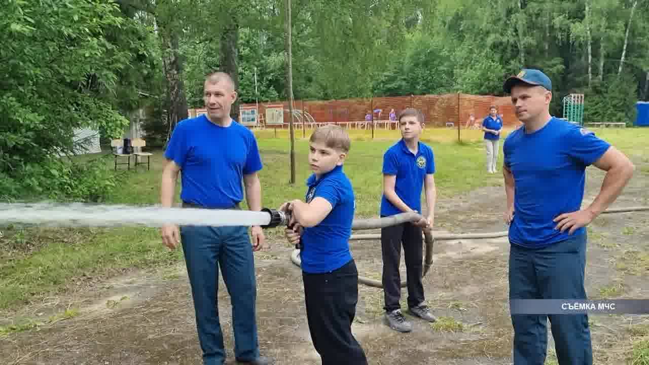 В Костромской области стартовала «Смена безопасности» Детского лагеря «Юный спасатель»