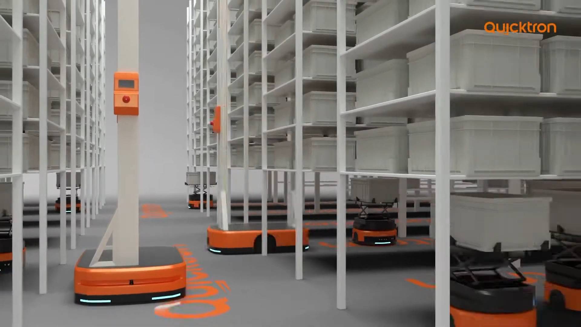 QuickBin Simulation — Как работает эта система автоматизации склада "Инвентарный ящик к человеку"?