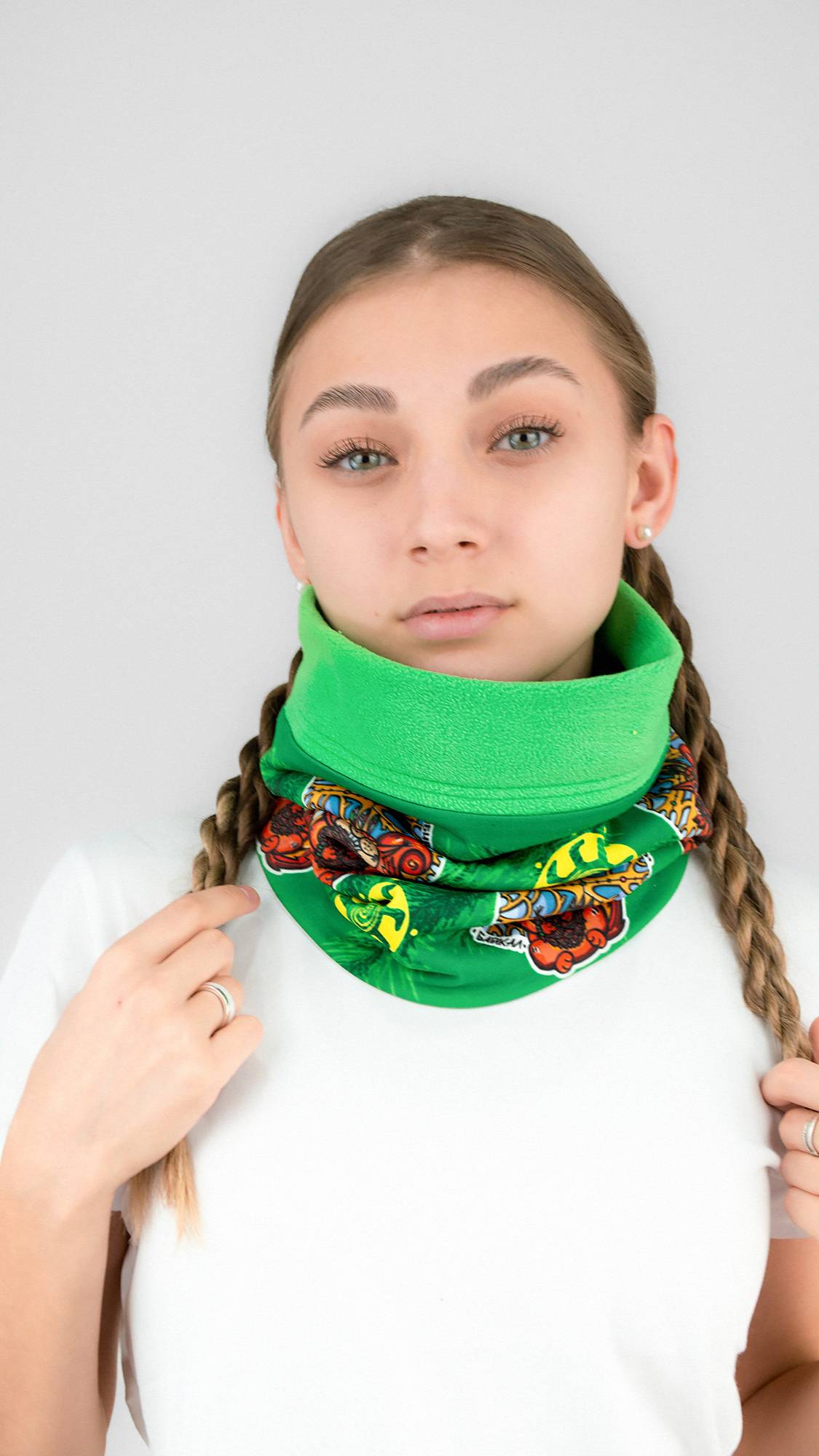 Бафф утепленный БЕЛЫЧ (зеленый)