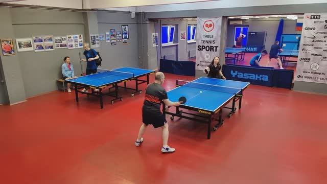 #01 отбор Чирков А. (769) - Гребёнкина В. (336) 24.06 настольный теннис турнир в Санкт-Петербурге