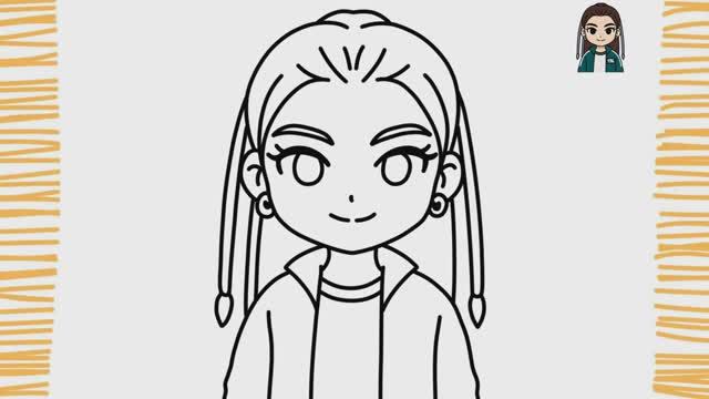 Как нарисовать ИГРОКА 196 I ИГРА КАЛЬМАР (РАУНД 6) I Легко