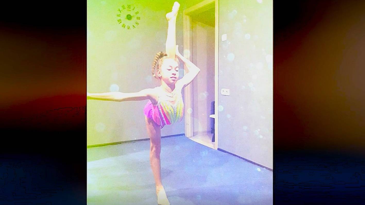 Художественная гимнастика. Занятия дома. Упражнение без предмета. Отрабатываю)