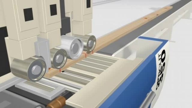 Принцип работы линии мелковой оптимизиции OptiCut350